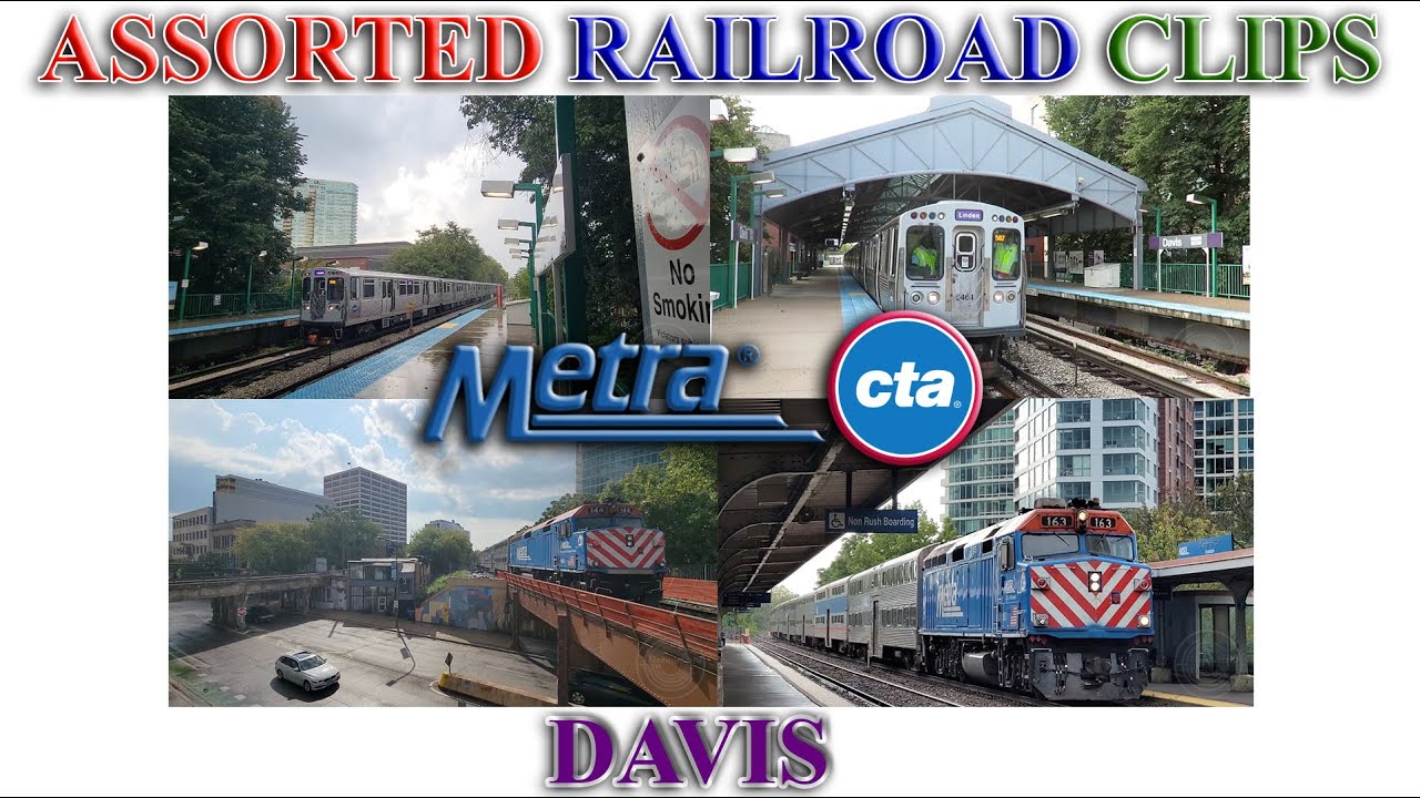 59. Davis Street, Evanston | CTA Purple Line, Metra - YouTube