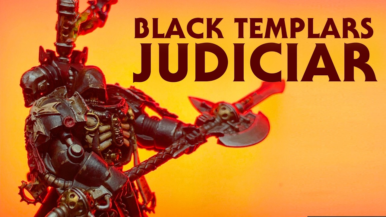 Kitbashing a Black Templars Judiciar for Warhammer 40k - YouTube