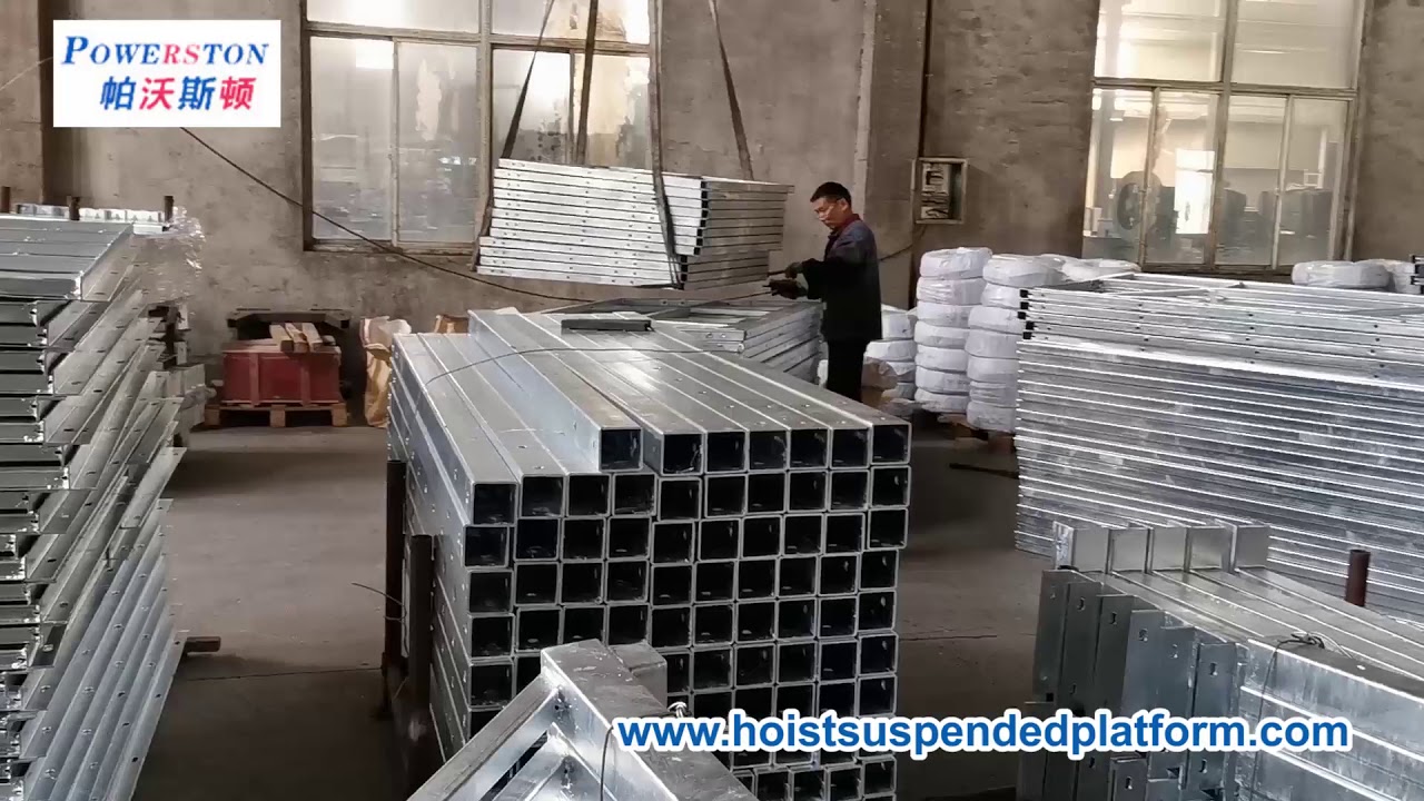 20 Sets Galvanized Steel Suspended Working Platforms Load For Deliver ...