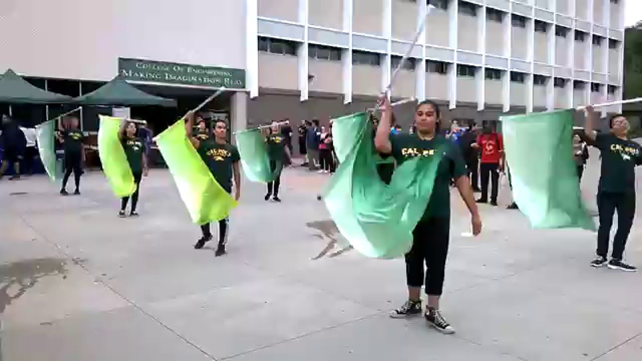 Cal Poly Pomona Color Guard: Transcend - YouTube
