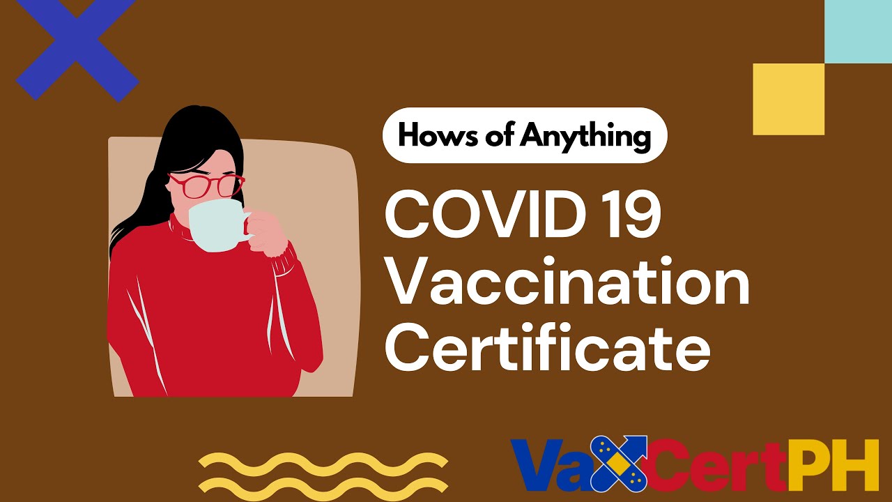 COVID 19 Vaccination Certificate | VaxCertPH | Clarisse Knows - YouTube