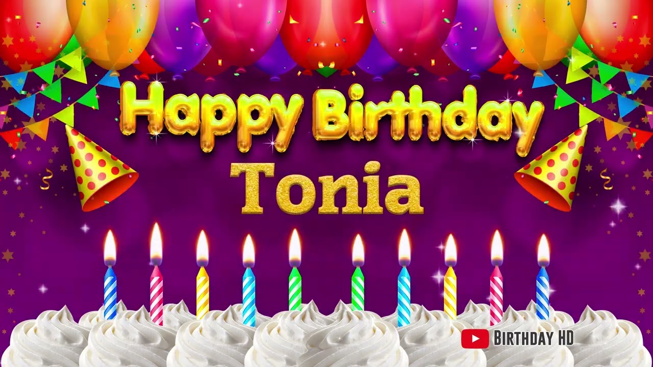 Tonia Happy birthday To You - Happy Birthday song name Tonia 🎁 - YouTube