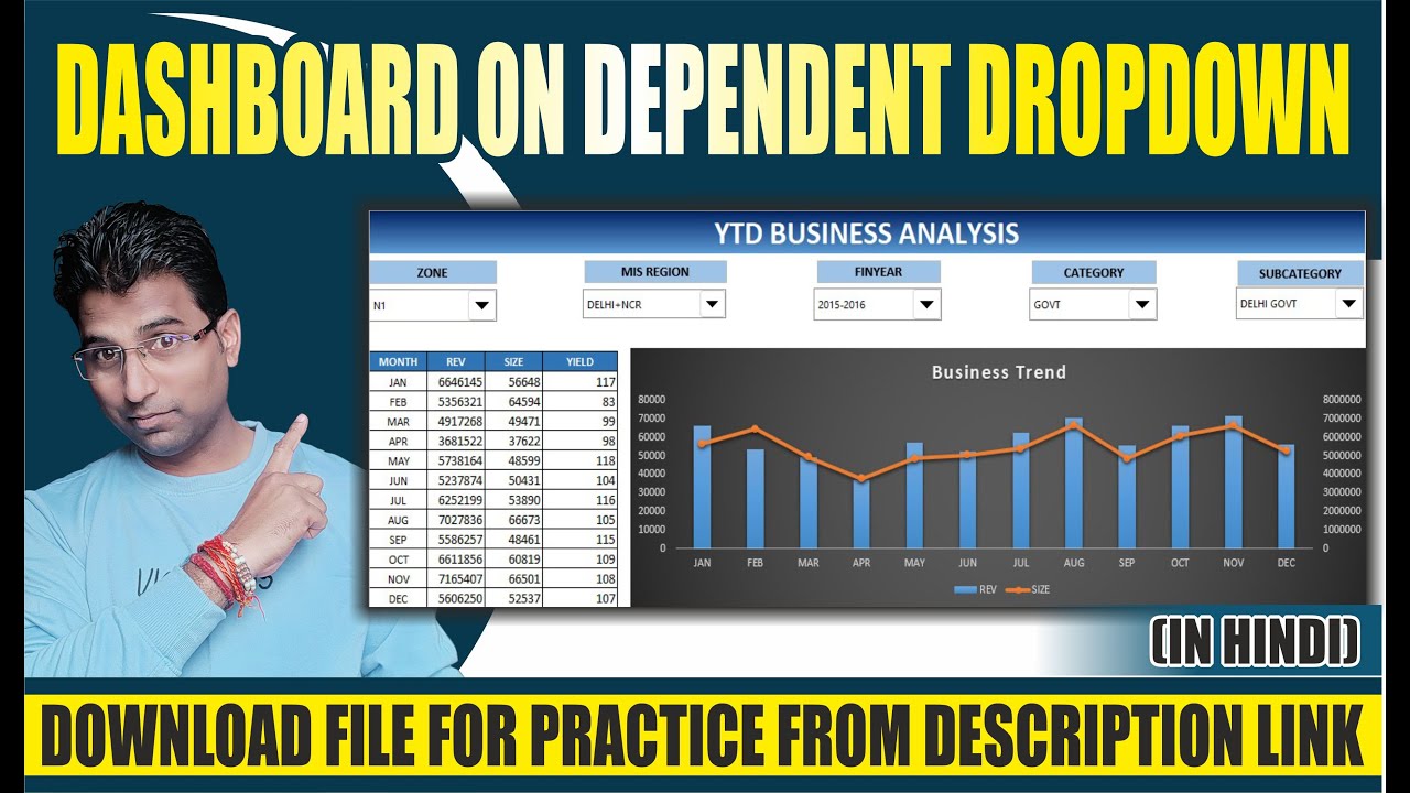 How to Prepare Dashboard in Excel - Excellent@dk83 - YouTube