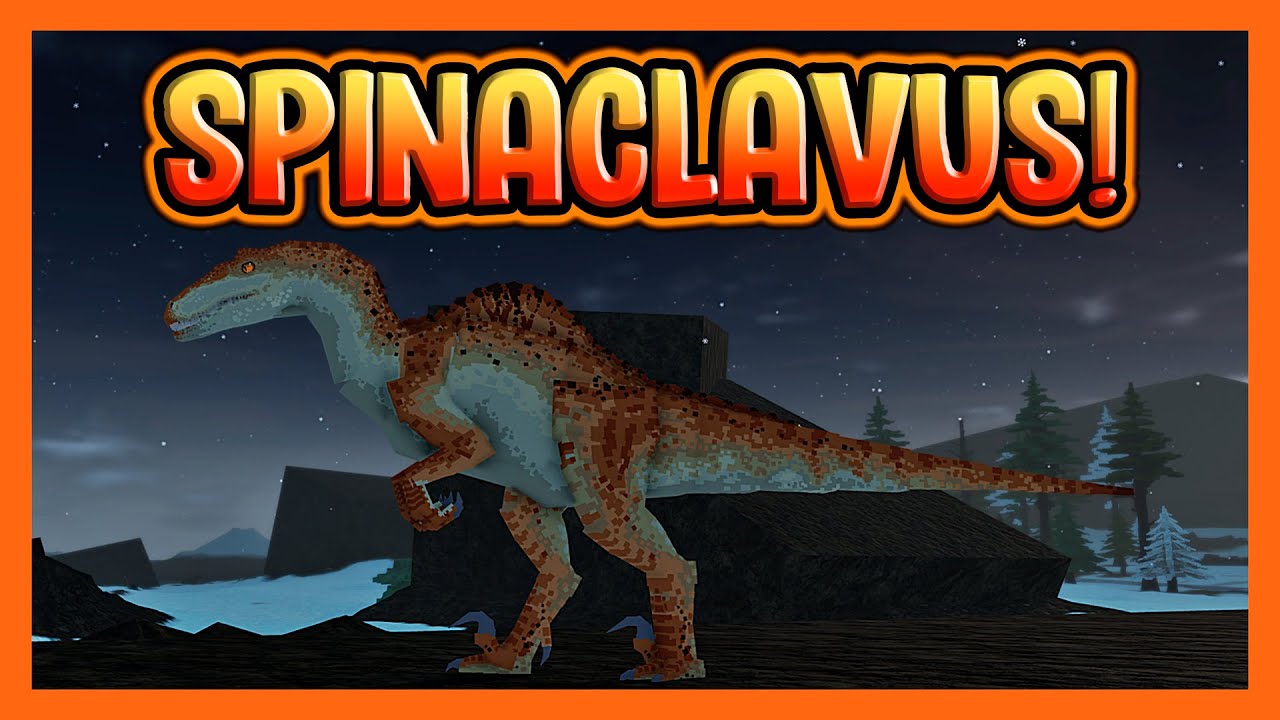 SPINACLAVUS SHOWCASE! (NEW DINOSAUR) - Roblox Jurassic Blocky - YouTube