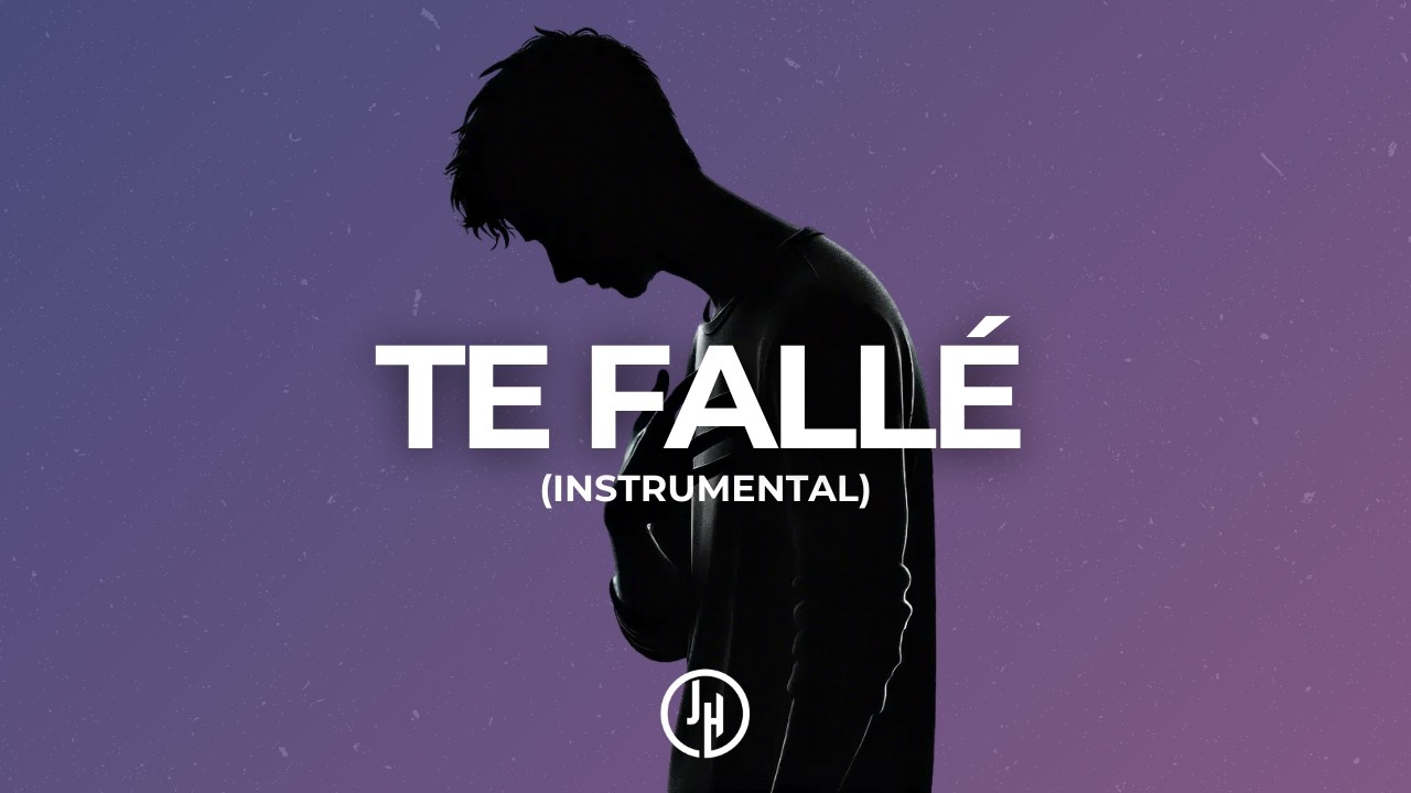 TE FALLÉ 💔 Reggaeton Beat | Instrumental Romántico Triste 2025 - YouTube