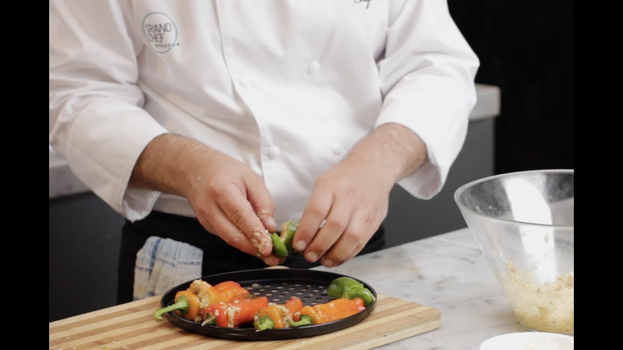 Peperoni piccoli ripieni - Grand Chef Evolution - YouTube