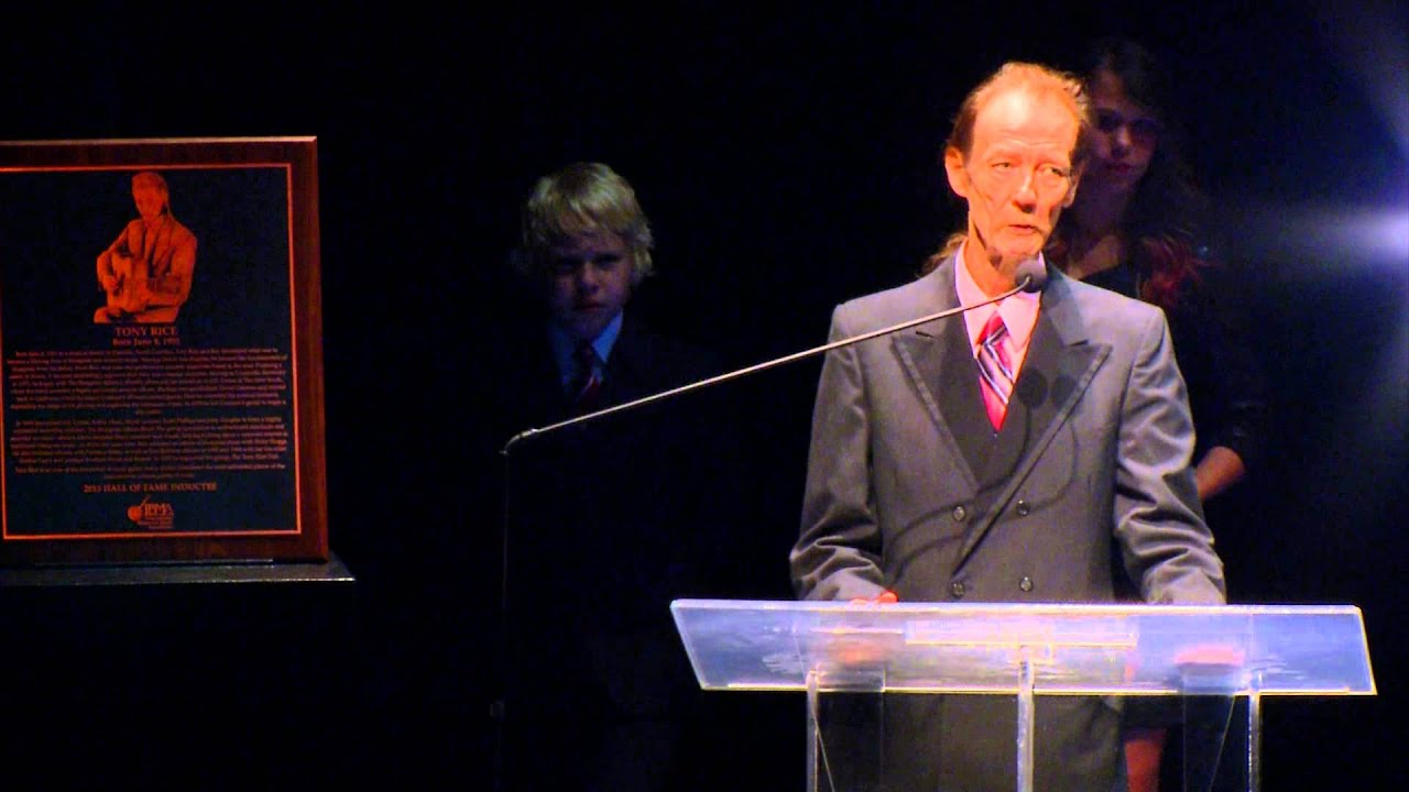 Tony Rice - IBMA Hall Of Fame Acceptance Speech - YouTube