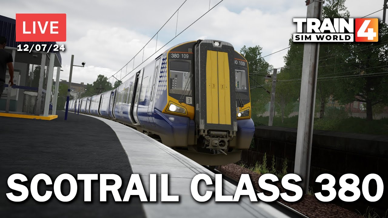LIVE! - Scotrail Class 380 & NEW Cathcart Timetable (Part 2) - Train ...