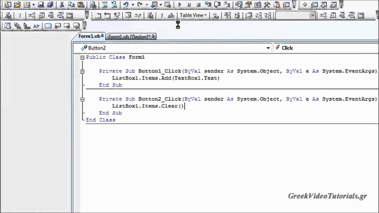 Visual Basic Tutorial 11 Greek - YouTube