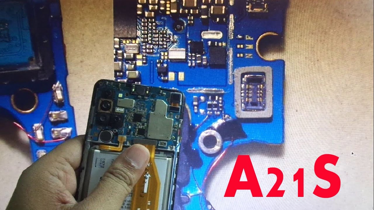 Samsung A21S on/off way track jumper solution. - YouTube