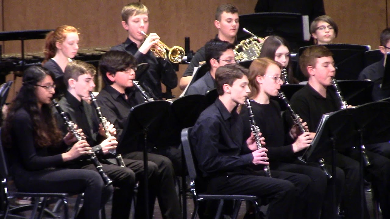 La Porte Middle School 8th grade band 3rd tune - March 10, 2020 - YouTube