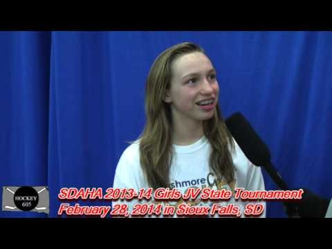 Maddie Schultz of Rushmore Thunder Girls JV - YouTube