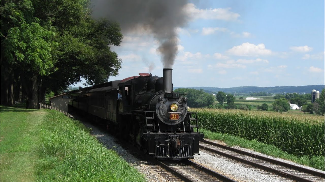 Strasburg Rail Road Steam Engine #89! - YouTube