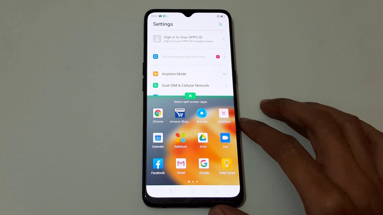 OPPO F15 Split Screen Mode | Explained - YouTube