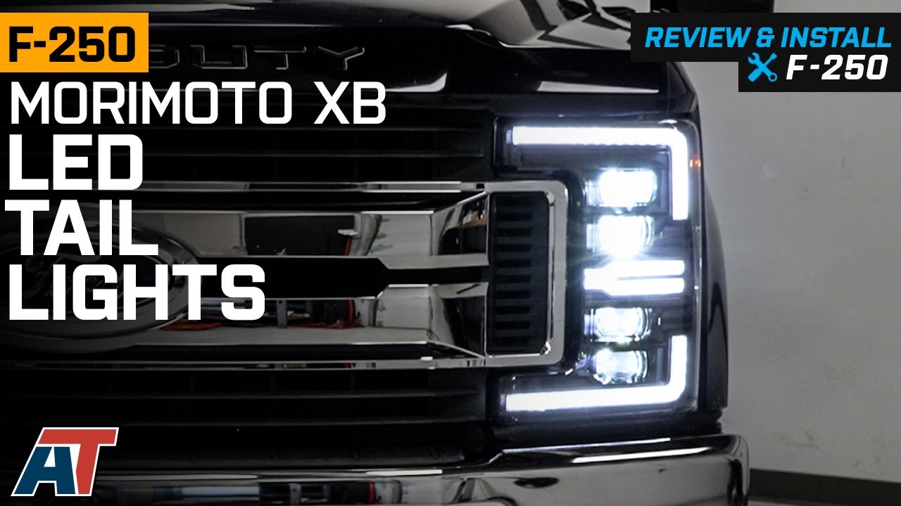 2017-2019 F-250 Morimoto GEN2 XB LED Headlights; Black Housing Review ...