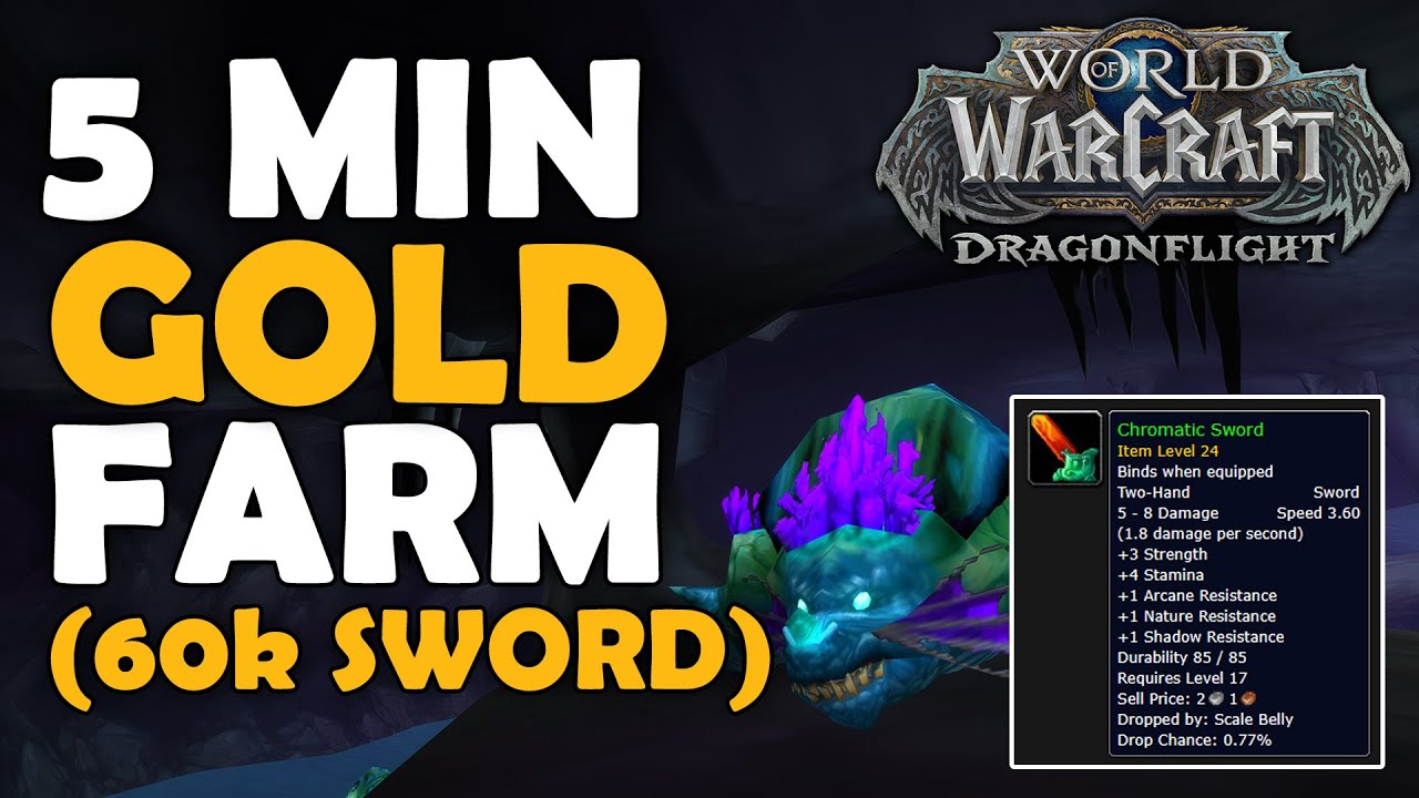 5 Minute Gold Farm: Everyone Should Be Doing (Chromatic Sword) - YouTube