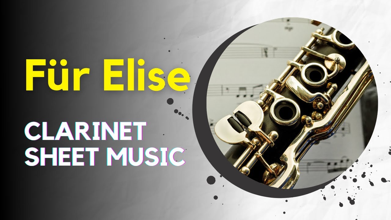 Fur Elise, sheet music for clarinet duet. - YouTube