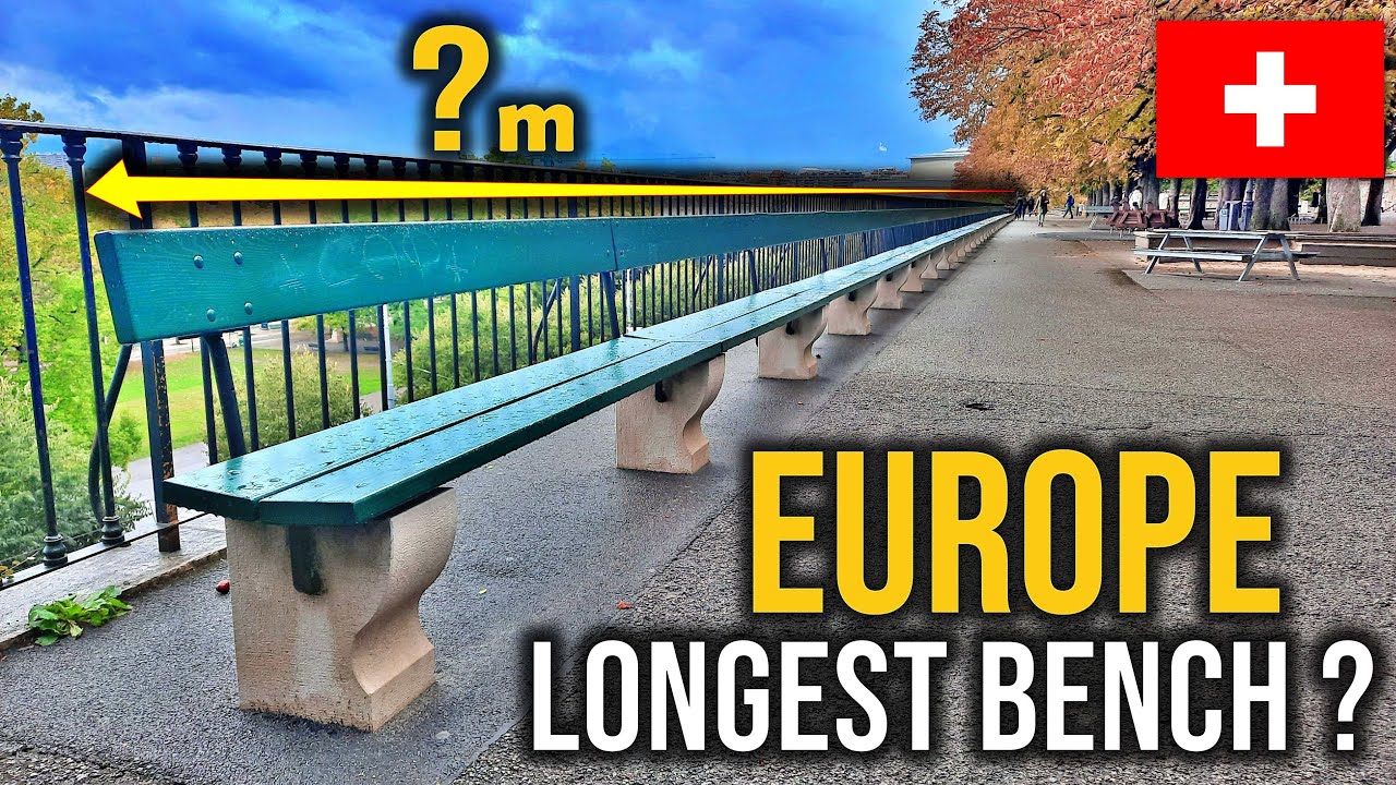 Longest Bench in Europe | Guinness World Record Switzerland - YouTube