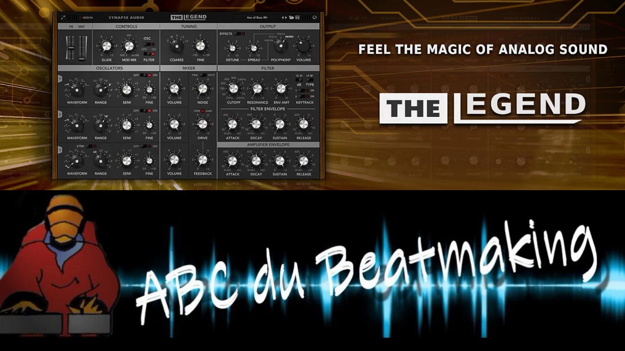 PRESENTATION DE THE LEGEND PAR SYNAPSE AUDIO - YouTube