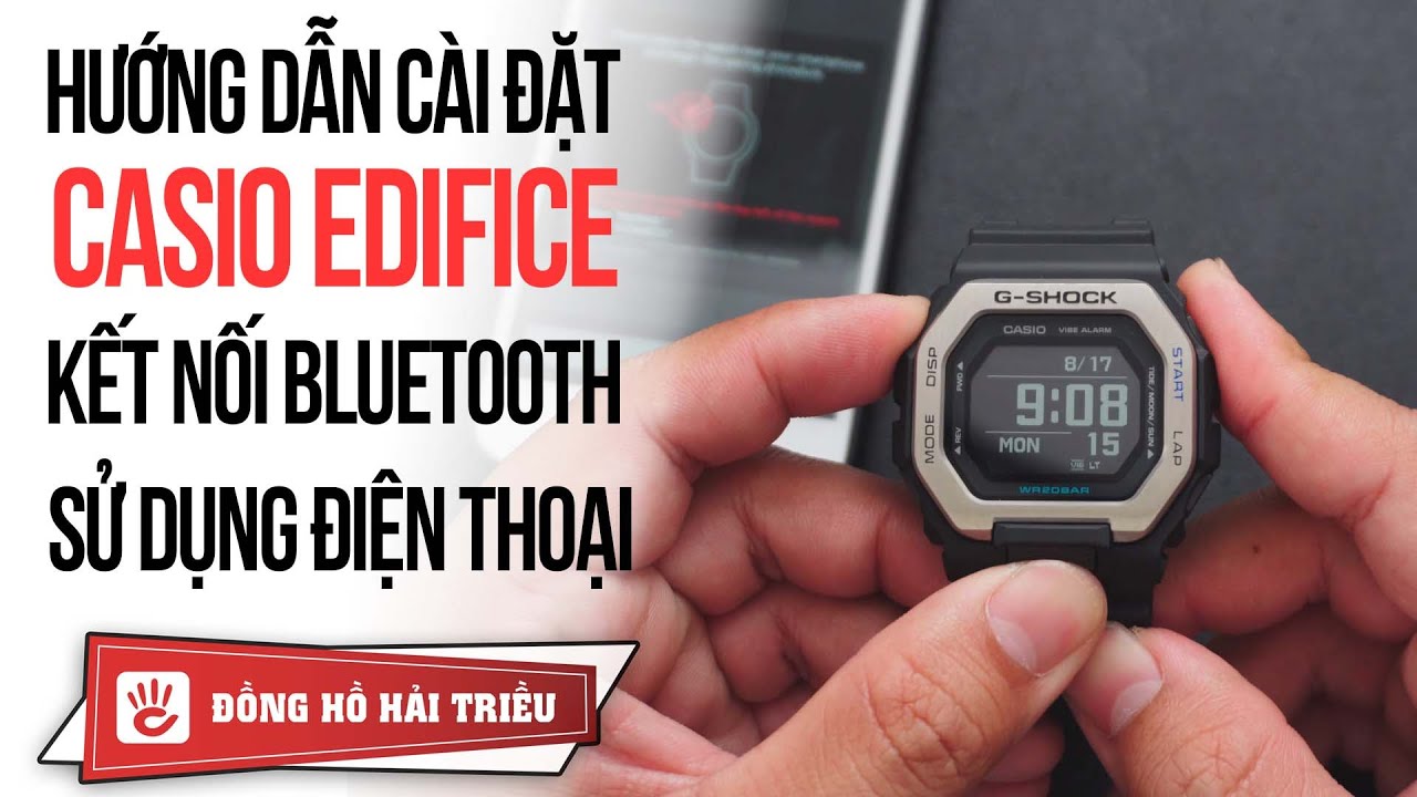 Hướng dẫn cài đặt G Shock GBX-100 và kết nối bluetooth! - YouTube