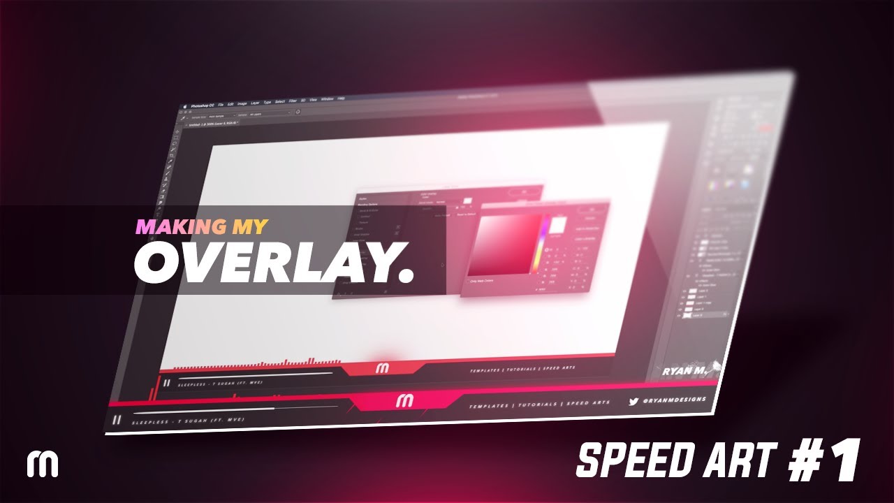 Making My Overlay | Speed Art #1 - YouTube
