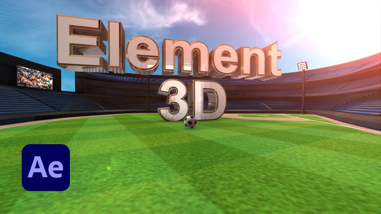 After effects + Element 3D + Camera movement Tutorial - YouTube
