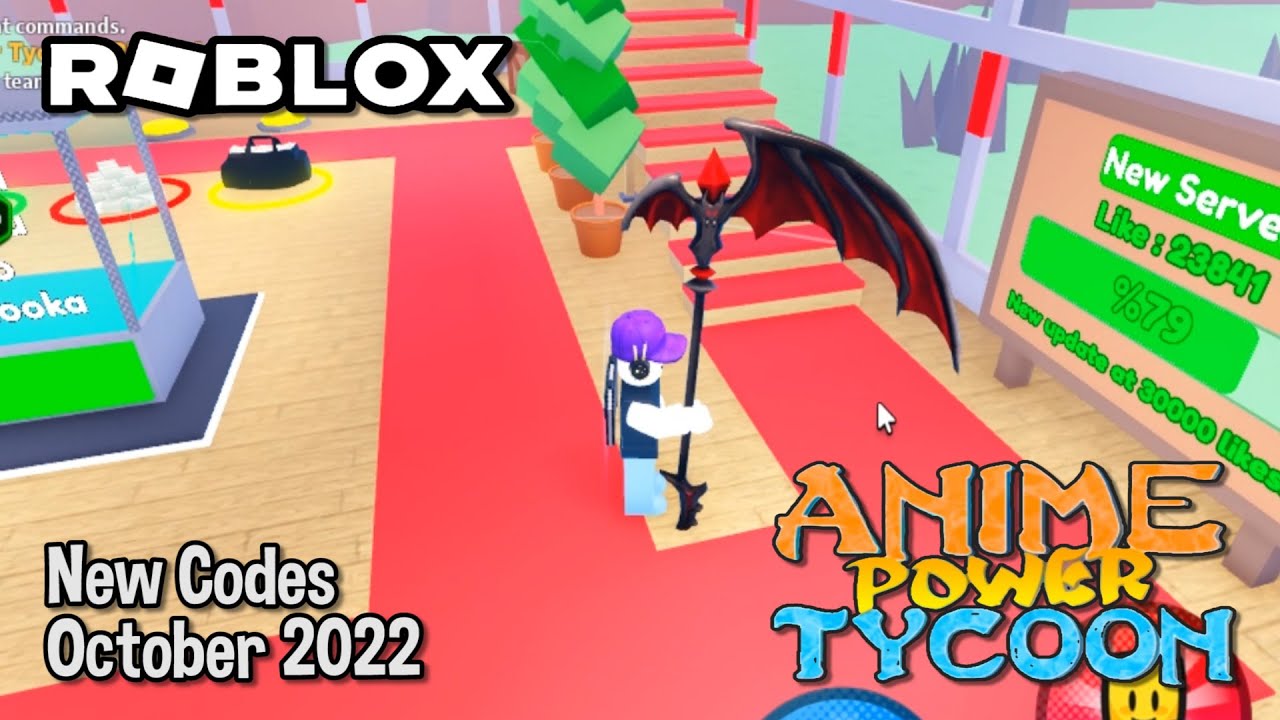 Roblox Anime Power Tycoon New Codes October 2022 - YouTube
