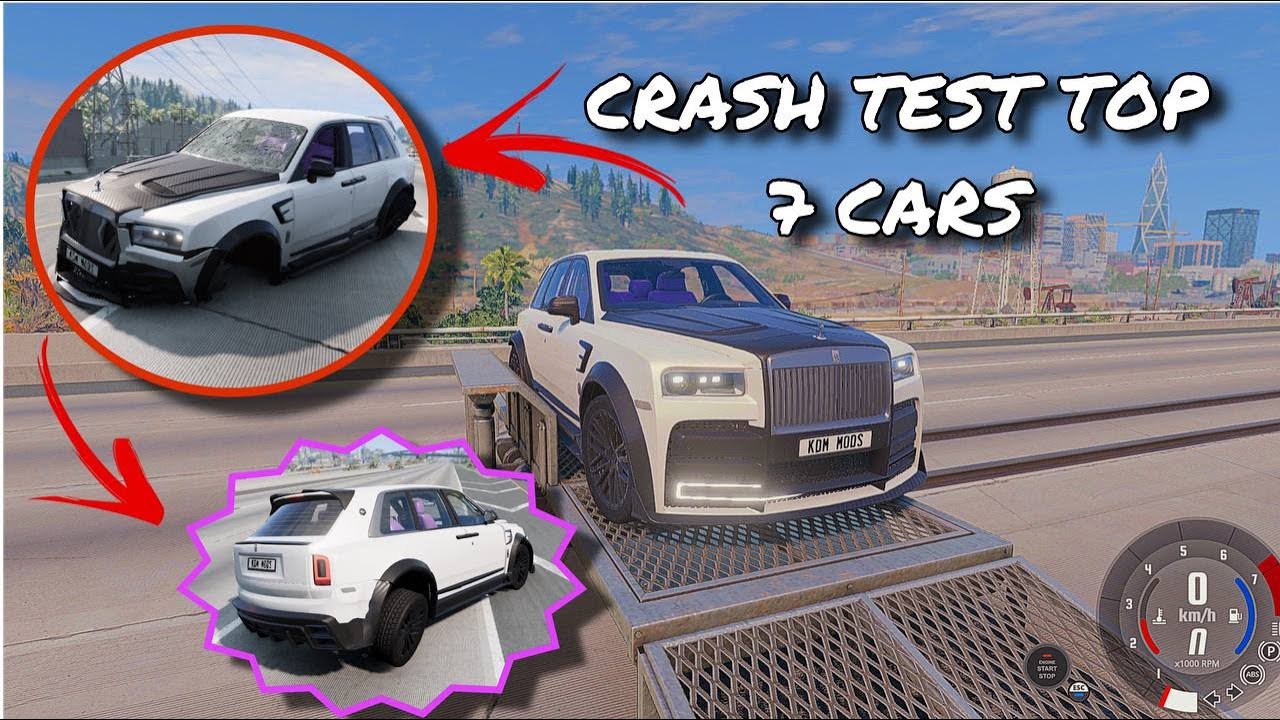 TOP 7 MACHINES STRENGTH TEST IN BEAMNG DRIVE - YouTube
