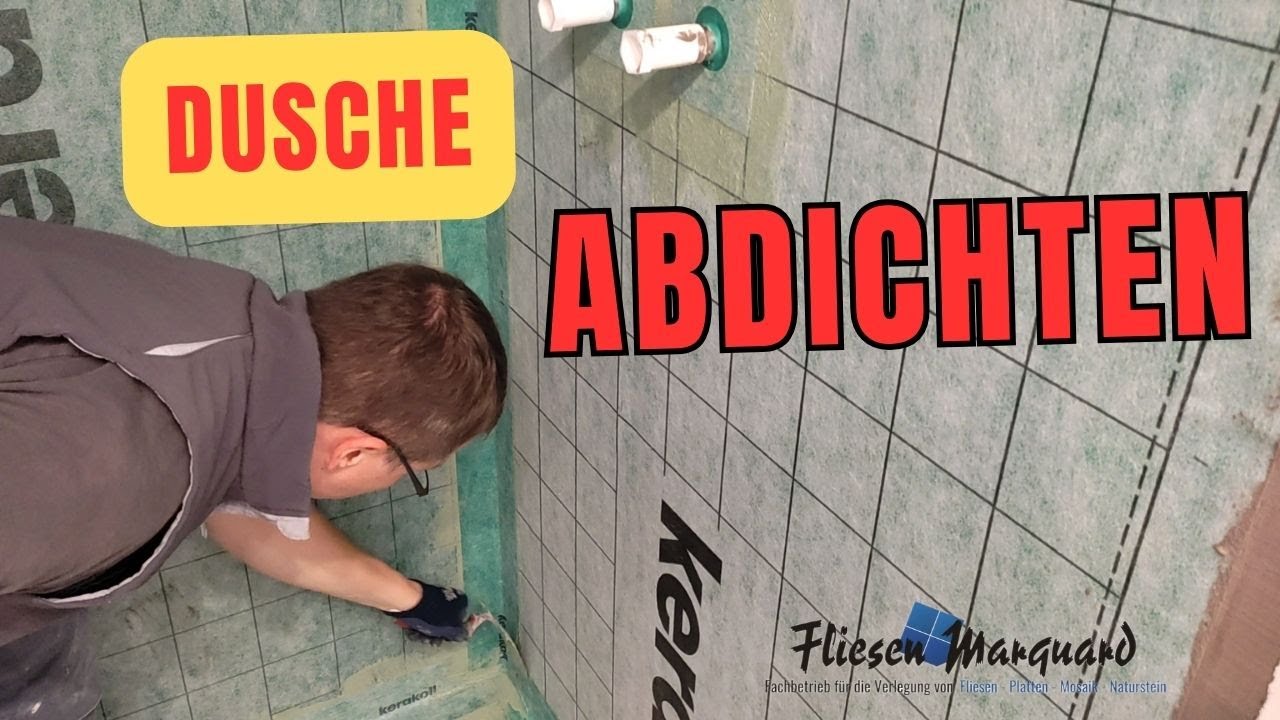 Fabelhafte Dusche Richtig Abdichten Fotos