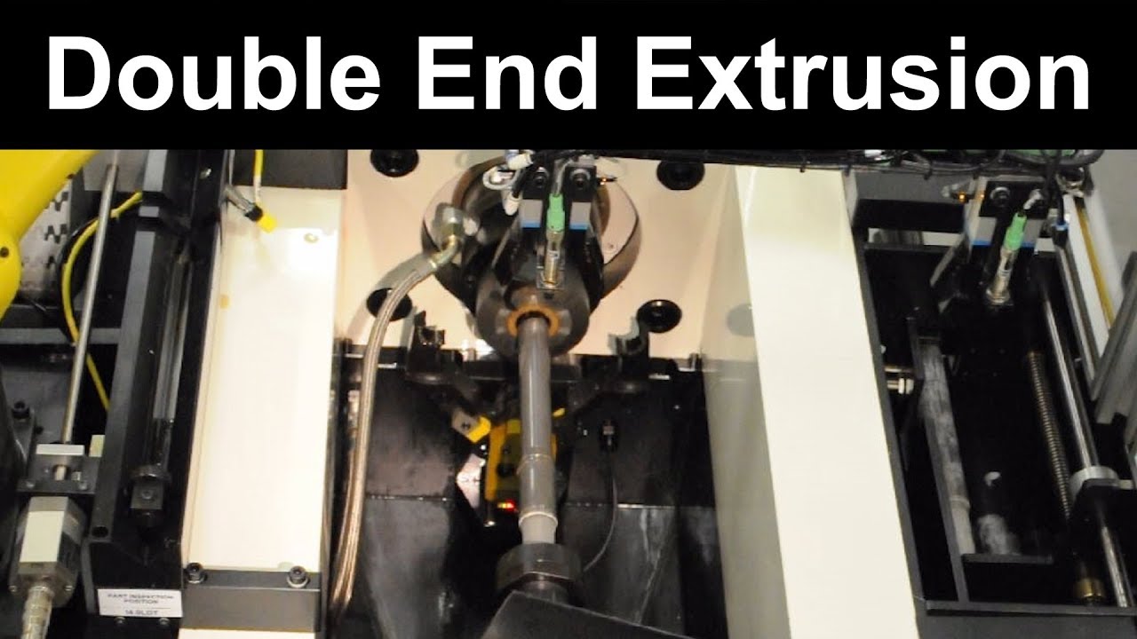 Kinefac Double Ended Push Pull Extrusion of Automotive Components - YouTube
