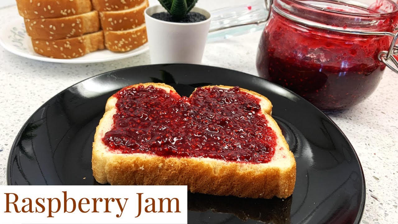 How To Make Homemade Jam From Frozen Raspberries - YouTube