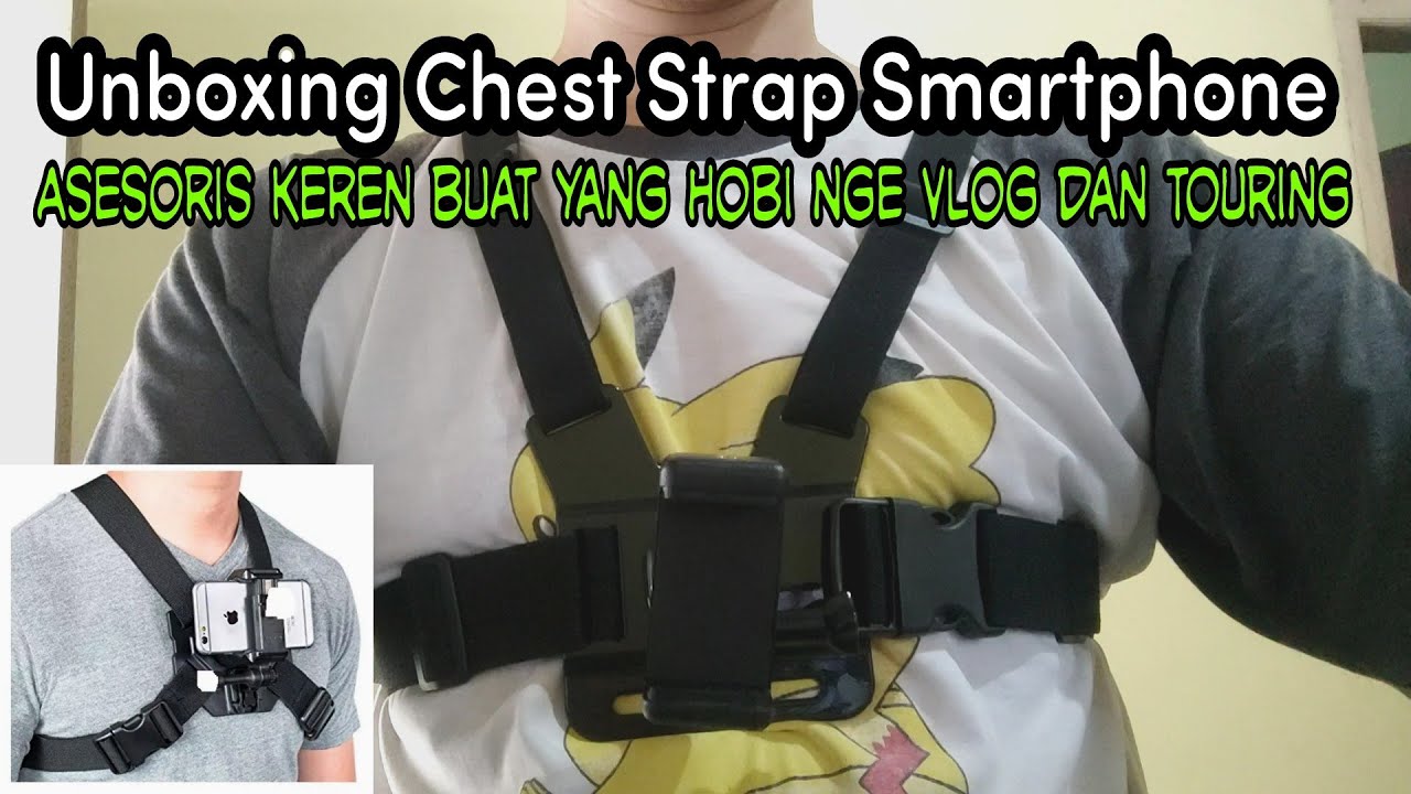 Unboxing chest strap hp di dada untuk keperluan vlogging - YouTube