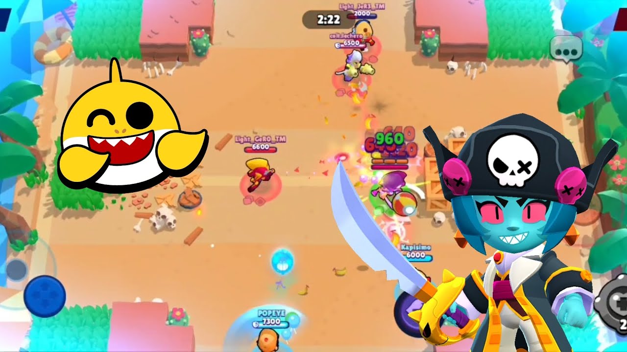 Completando el desafío del Tiburón Bebé con BiBi//Brawl Stars - YouTube