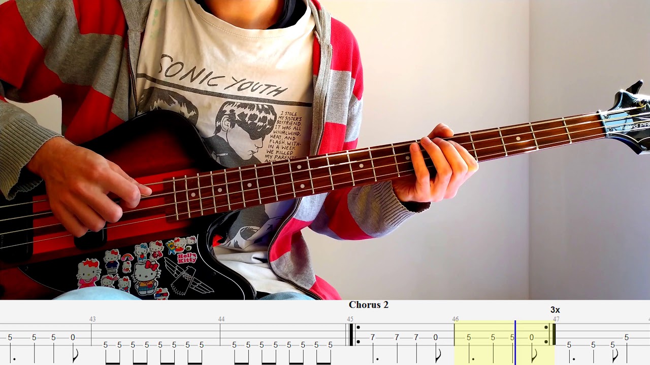 Jesus Doesn't Want Me For A Sunbeam – Nirvana – Bass cover with tabs ...