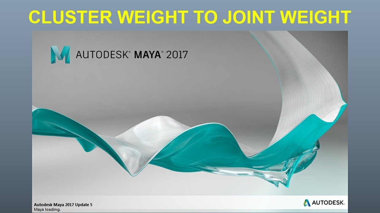 Maya Cluster Weight transfer to Joint - YouTube