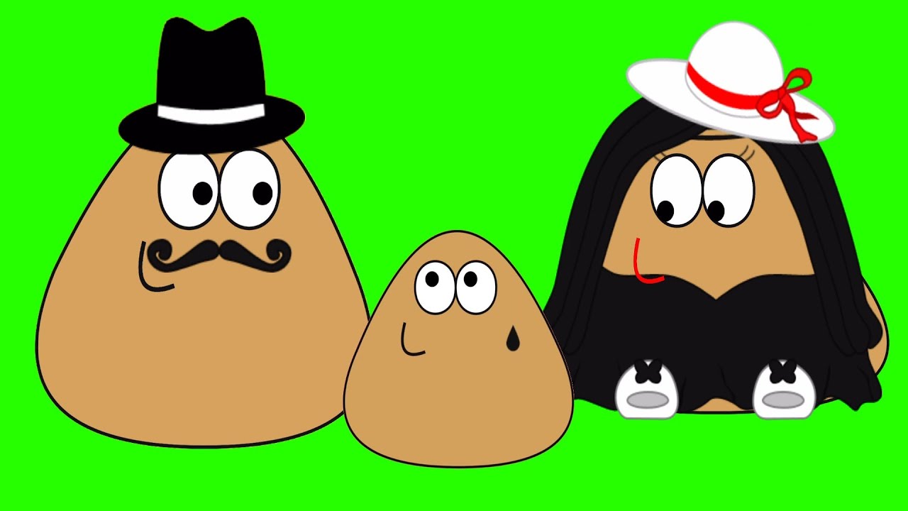 POU y su familia. La familia pou junta. Pou gameplay. - YouTube