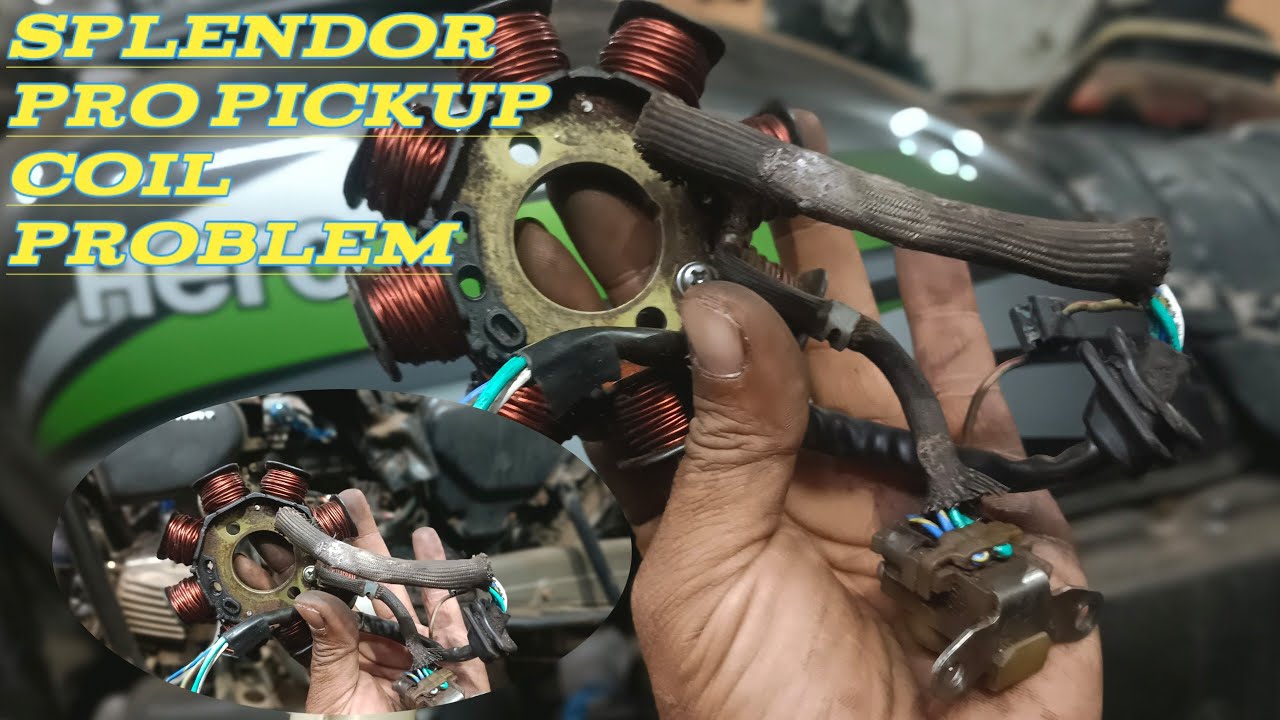 Splendor Pro pickup Coil problem#pickupCoil#magnetcoil - YouTube