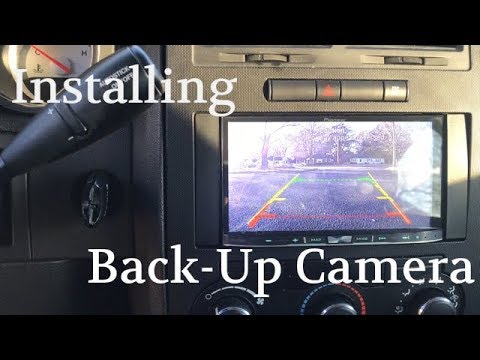 How To Install A Back-Up Camera - YouTube