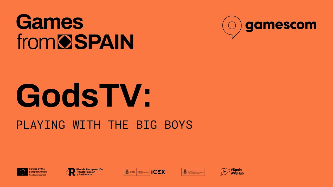 GodsTV: Playing with the big boys | Games From Spain @ Gamescom 2024 - YouTube