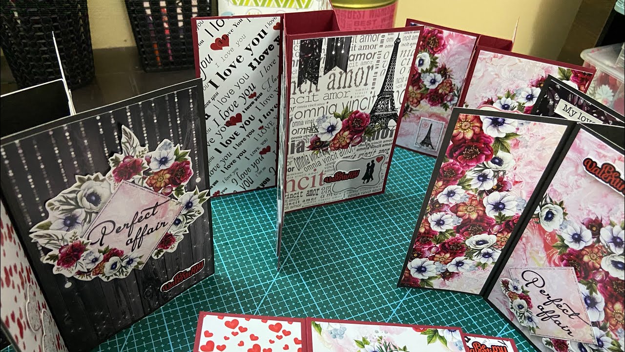 Handmade Cards - How to make Pinwheel Tower Card - YouTube