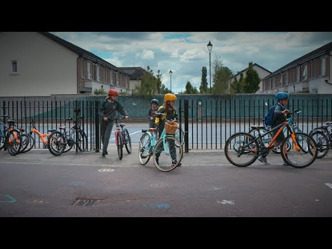 Safe Routes To School - Cycle parking delivery in 2022 - YouTube