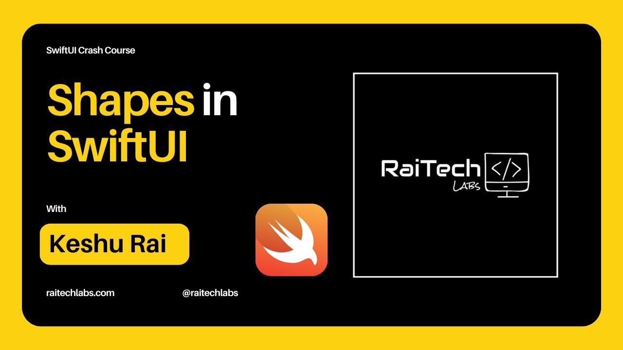 Default Shapes And Stroke Modifier Swiftui Tutorial Youtube