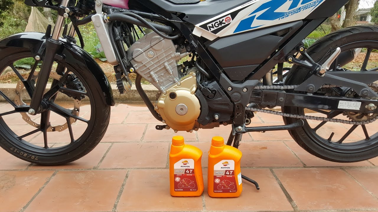 Chia sẻ về nhớt Repsol Racing 10W-40 sau 3000km sử dụng cho Raider FI ...