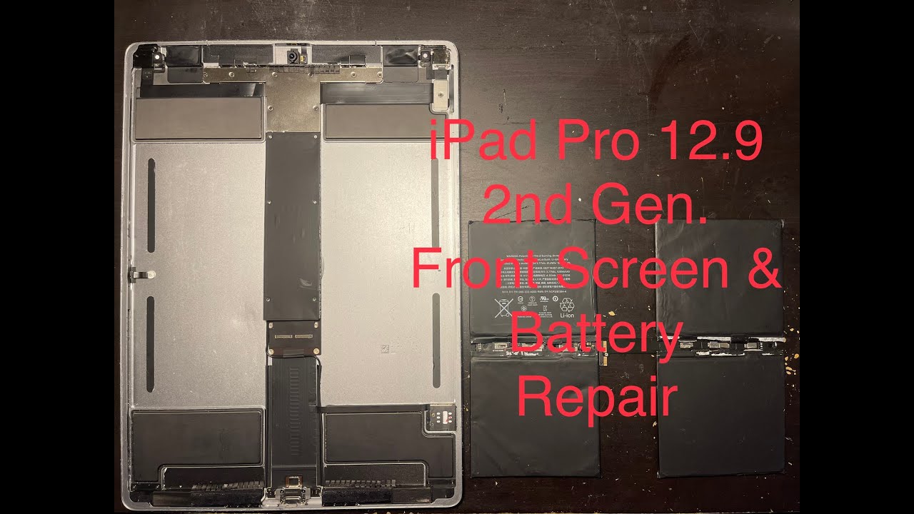 [How to] iPad Pro 12.9 2nd Gen. (2017) Front Screen and Battery Repair ...