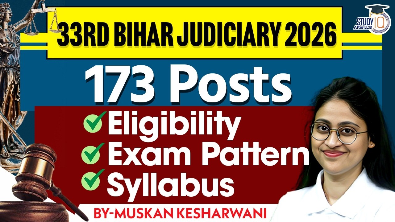 33RD BIHAR JUDICIARY 2026 | 173 Posts, Eligibility, Exam, Pattern ...