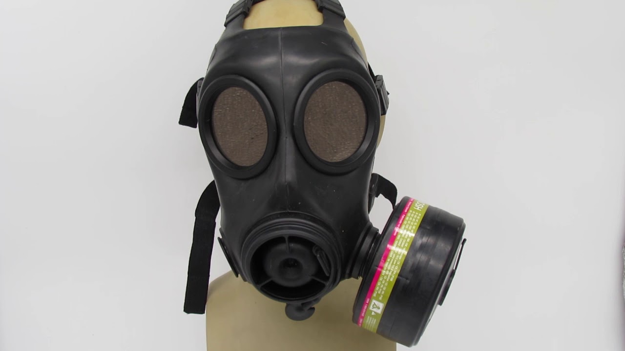 Custom Made FN12 Gas Mask Bronze Mirror - YouTube
