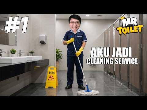 Aku Jadi Cleaning SERVICE TOILET UMUM PERTAMA KALINYAA!! - Mr Toilet Indonesia - Part 1