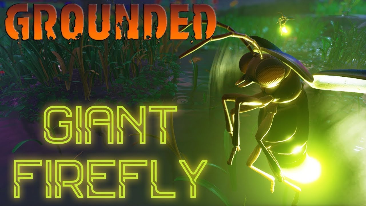 Grounded - Easy way to kill a firefly & collect Glow goo and Iridescent Scale. - YouTube