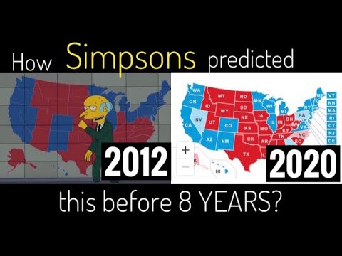 Simpsons Predict 2020 USA Trump vs. Biden Presidential Election Victory ...