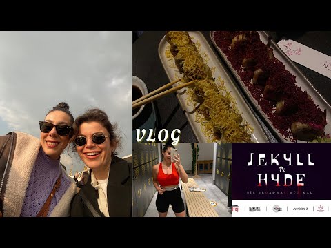 VLOG l GÖRÜNMEZ KAZA, SPOR RUTİNİM, JEKYLL & HYDE MÜZİKALİ, ve SUSHİ DATE